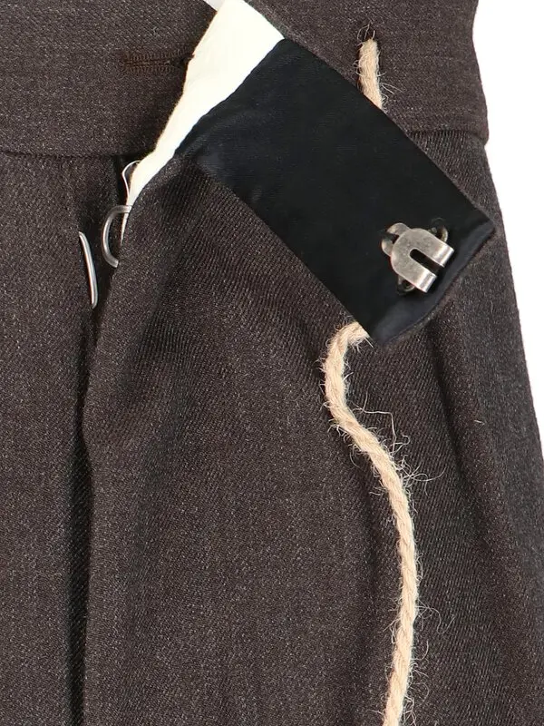 MAISON MARGIELA Straight-leg Drawstring Trousers