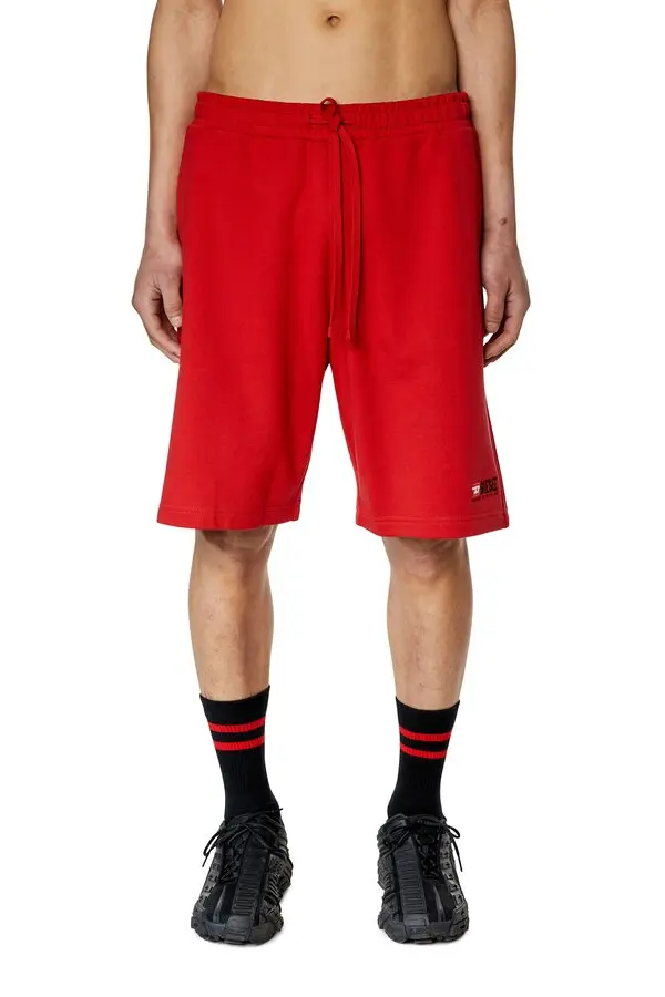 DIESEL® Logo-embroidery Cotton Track Shorts