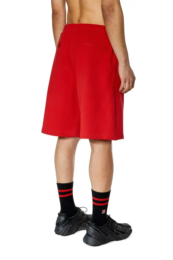 DIESEL® Logo-embroidery Cotton Track Shorts