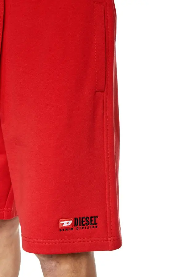 DIESEL® Logo-embroidery Cotton Track Shorts