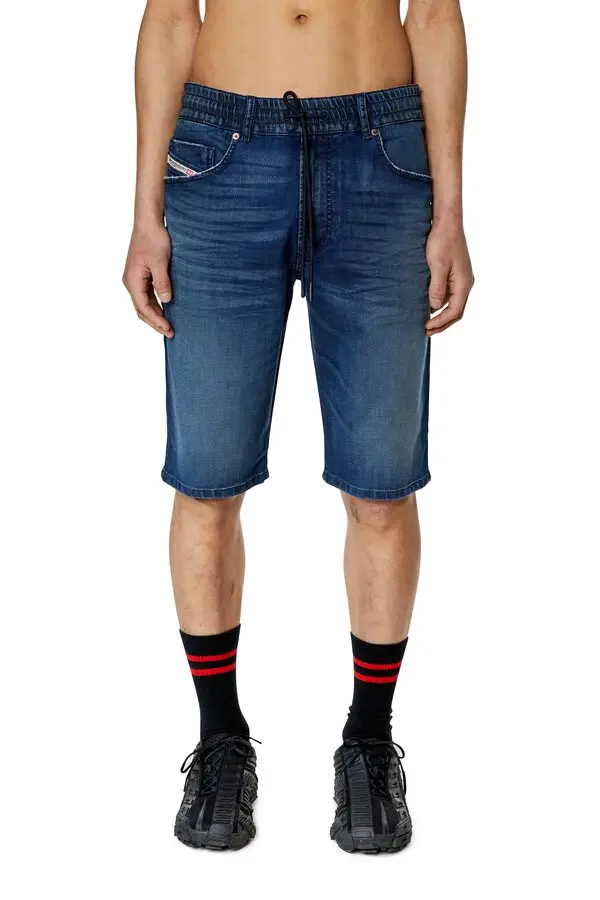 DIESEL® Logo Patch Denim Shorts