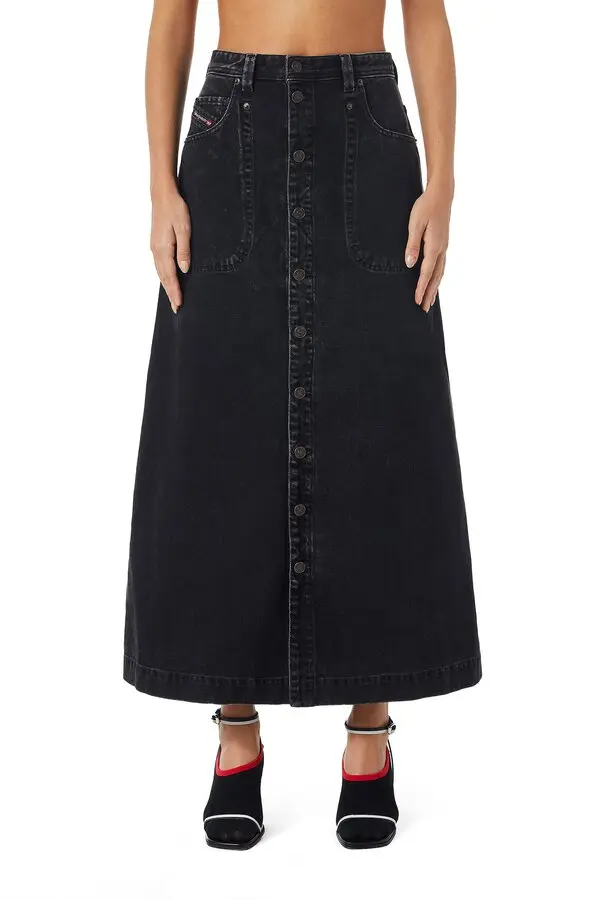 DIESEL® A-line Denim Skirt