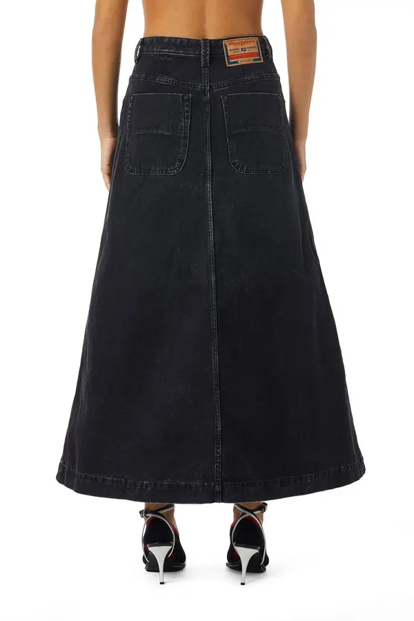 DIESEL® A-line Denim Skirt