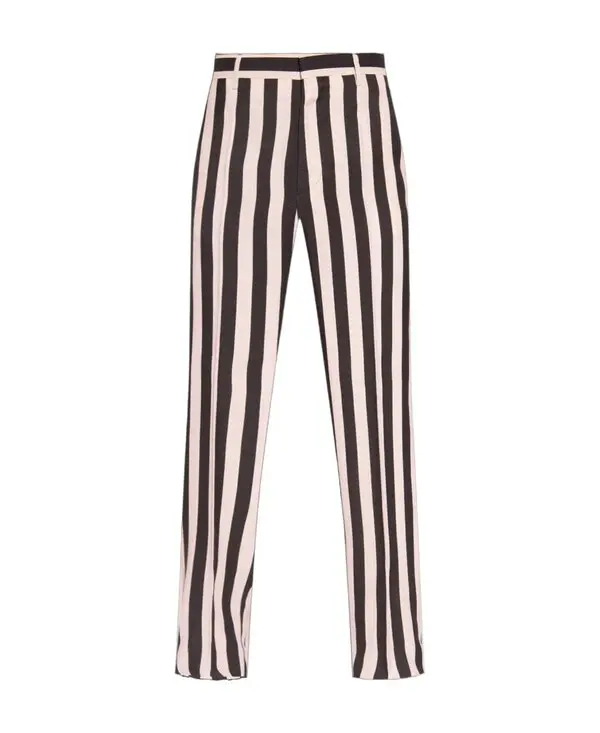 Dsquared2 Striped Straight-leg Trousers - Pink