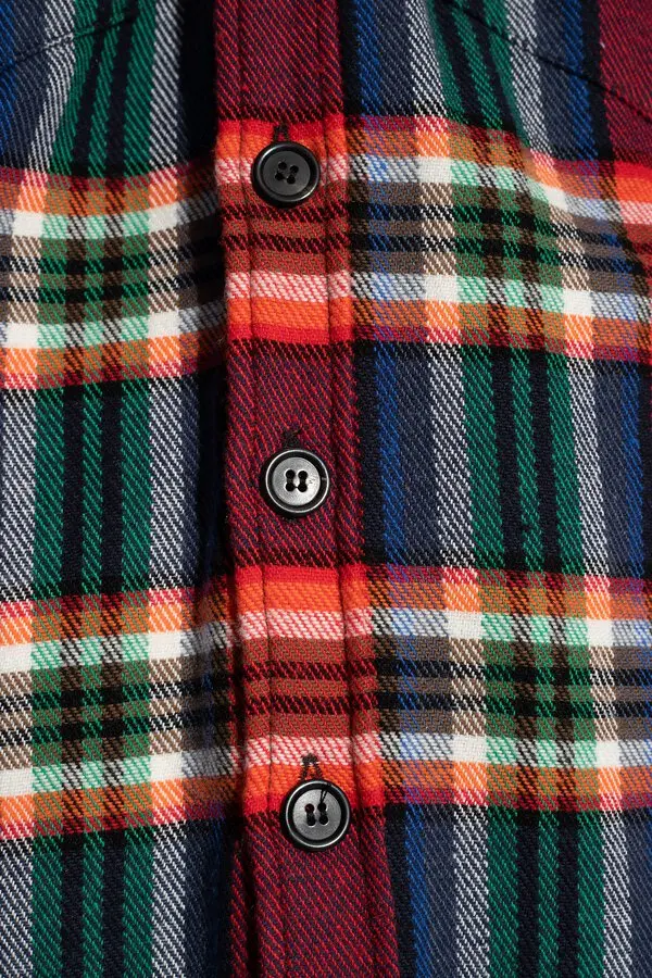 Dsquared2 Checkered Hooded Overshirt Jacket