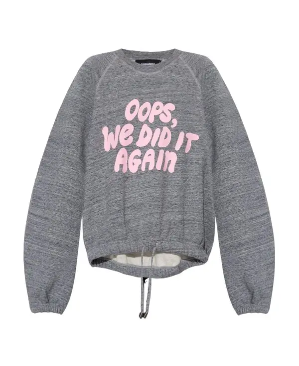 Dsquared2 Slogan-print Long-sleeve Sweatshirt