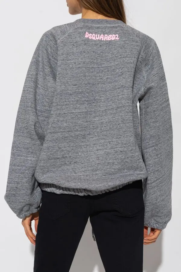 Dsquared2 Slogan-print Long-sleeve Sweatshirt