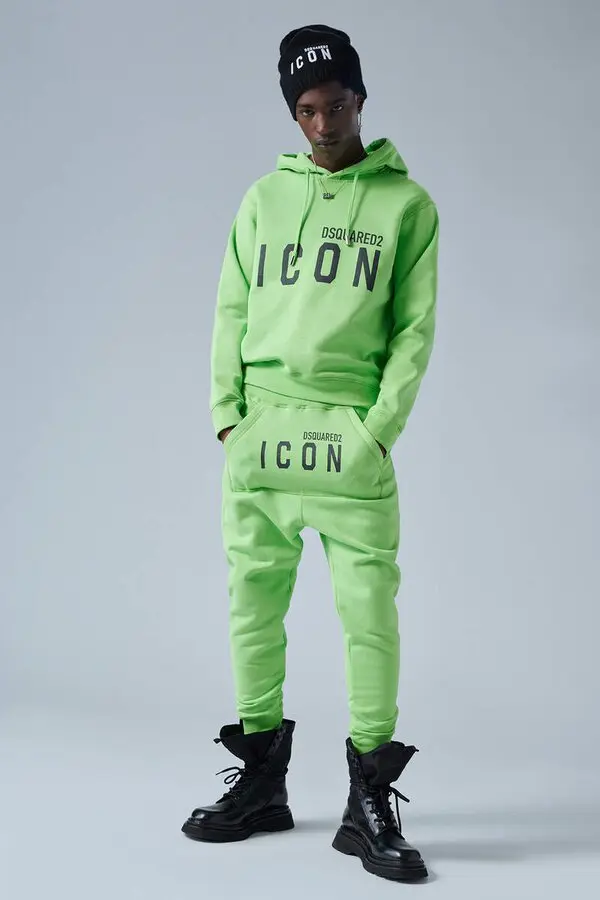 Dsquared2 Logo Printed Straight Leg Pants