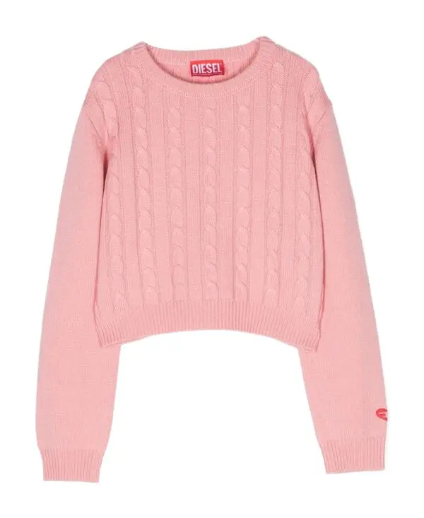 DIESEL® Cable-knit Sweatshirt