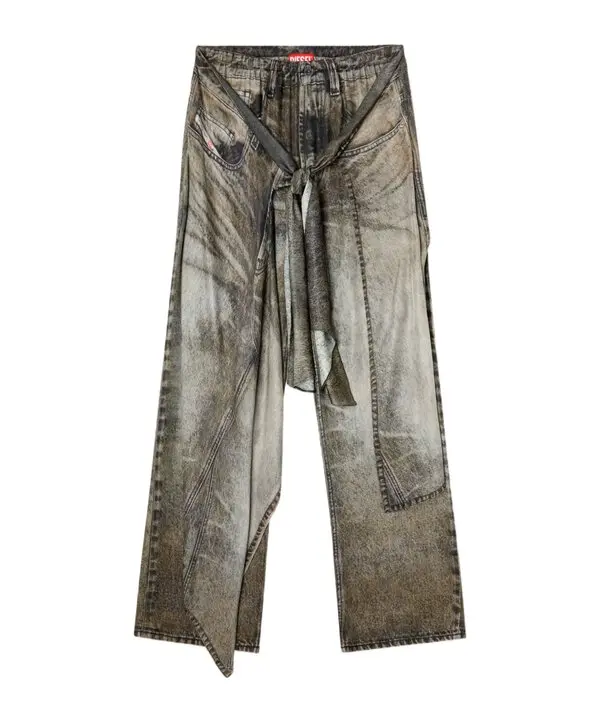 DIESEL® P-aloma Wide-leg Trousers