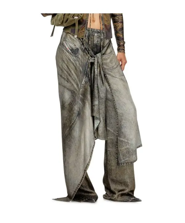 DIESEL® P-aloma Wide-leg Trousers