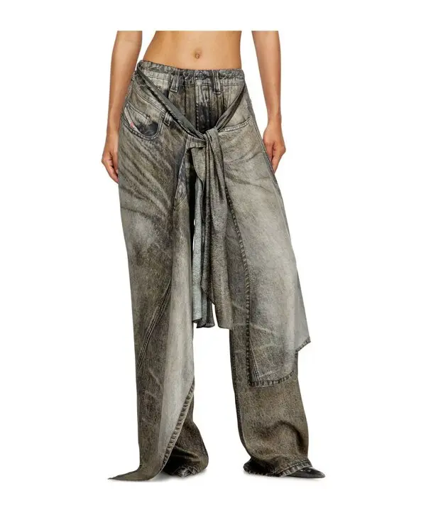 DIESEL® P-aloma Wide-leg Trousers