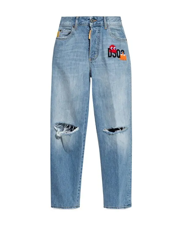 Dsquared2 Distressed Cropped Jeans
