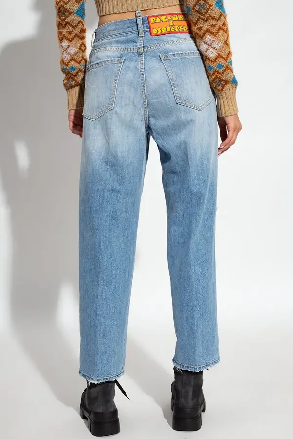 Dsquared2 Distressed Cropped Jeans