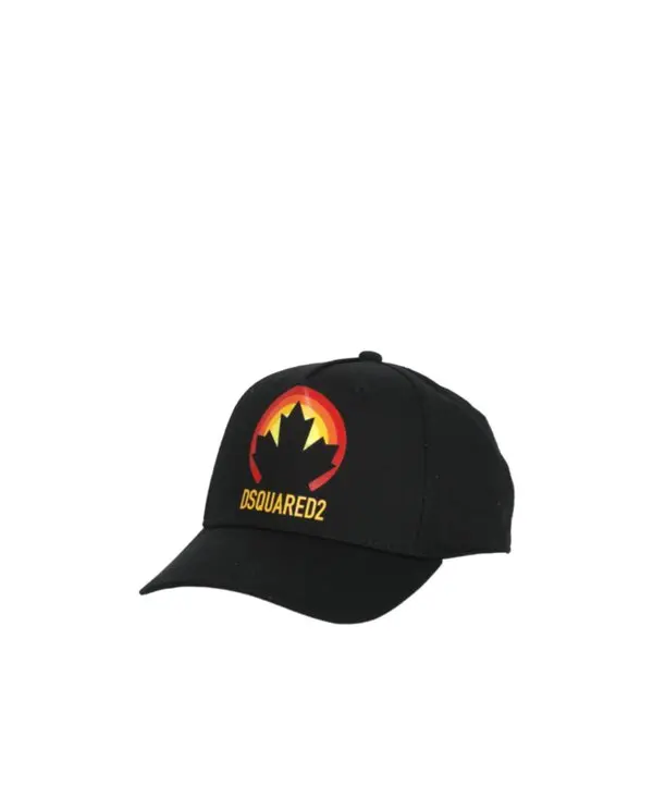 Dsquared2 Logo-print Cotton Cap - Black
