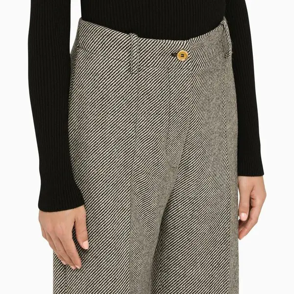 PATOU Herringbone Casual Pants