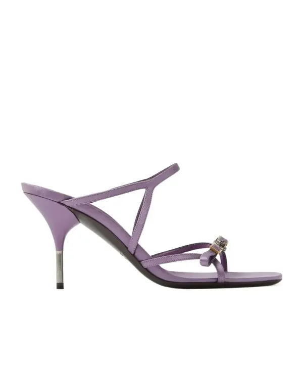 Versace Medallion Strap Sandals - Gray