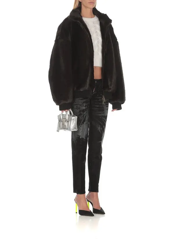 Dsquared2 Logo Patch Skinny Jeans