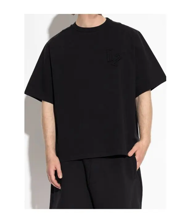 Dsquared2 Logo Embroidered Crewneck T-shirt