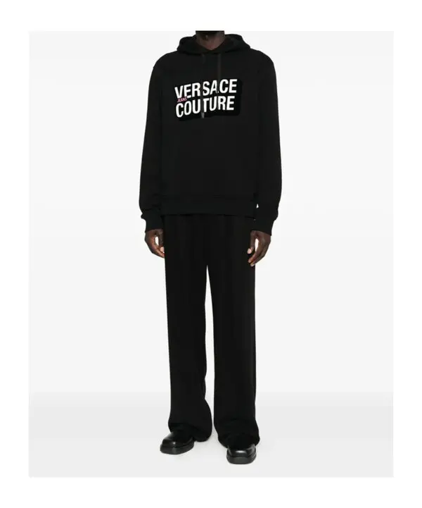 Versace Logo Print Hoodie