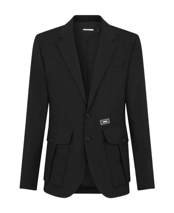 Dsquared2 Utility Blazer - Black
