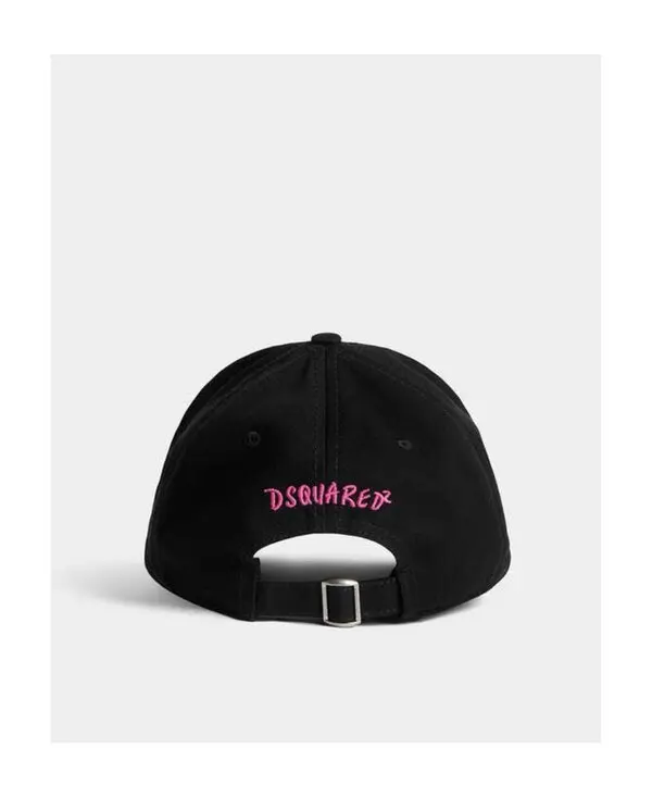 Dsquared2 Logo-appliqué Cotton Baseball Cap
