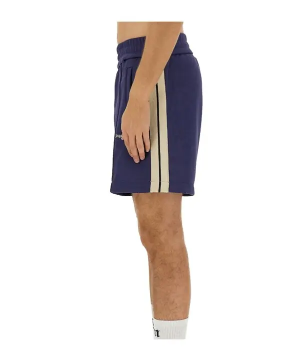 Palm Angels Logo Embroidered Track Shorts