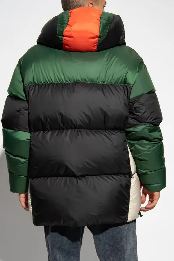 Dsquared2 Logo Patch Hooded Down Jacket