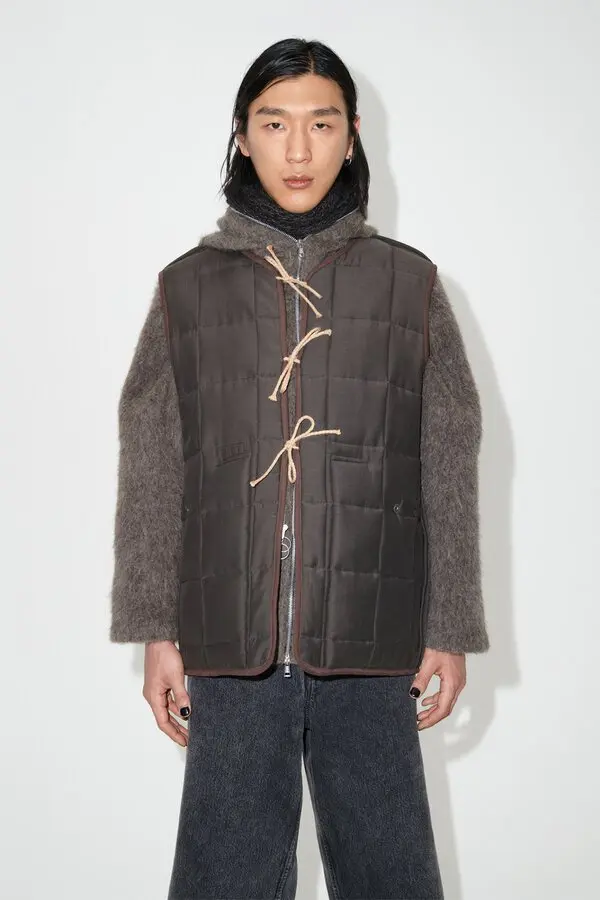 Our Legacy Tartan Padded Cotton Vest
