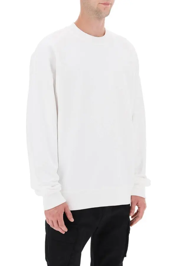 DIESEL® S-rob-megoval-d Logo Embroidered Sweatshirt