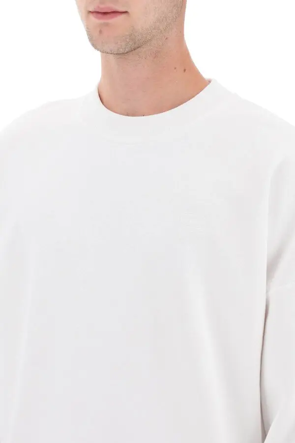 DIESEL® S-rob-megoval-d Logo Embroidered Sweatshirt