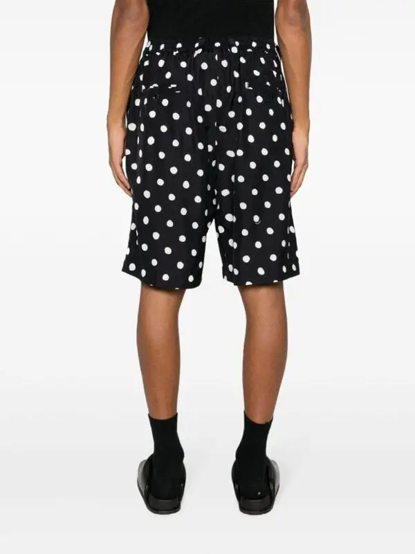 Marni Polka Dot-print Pleated Bermuda Shorts