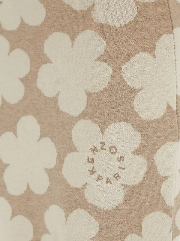 Kenzo Floral Detailed Knitted Skirt