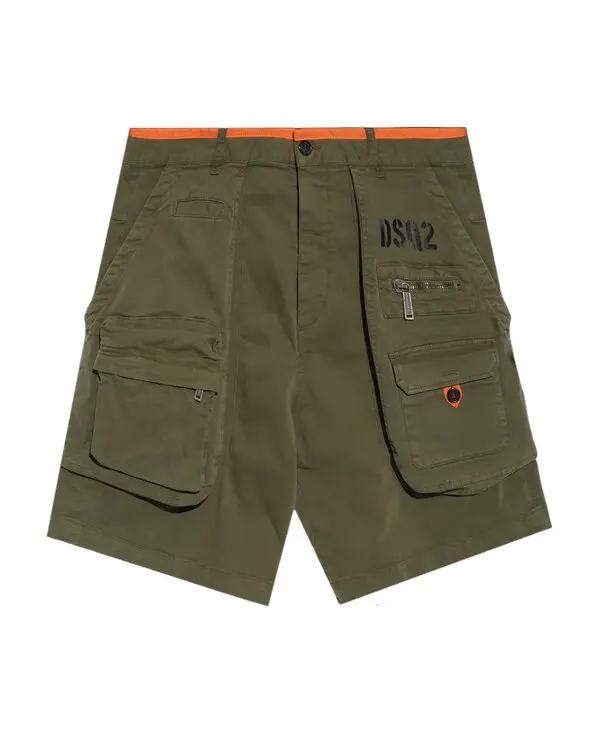 Dsquared2 Logo Printed Cargo Shorts