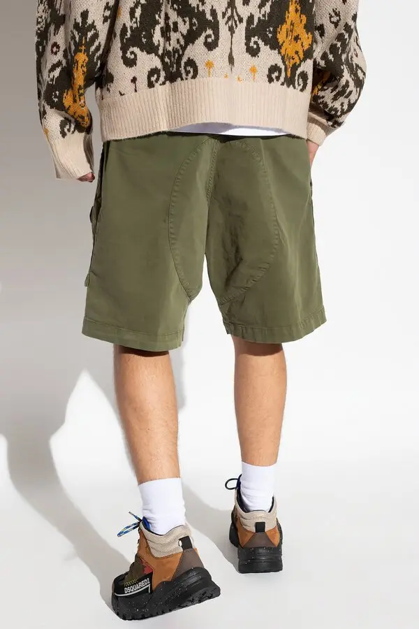 Dsquared2 Logo Printed Cargo Shorts