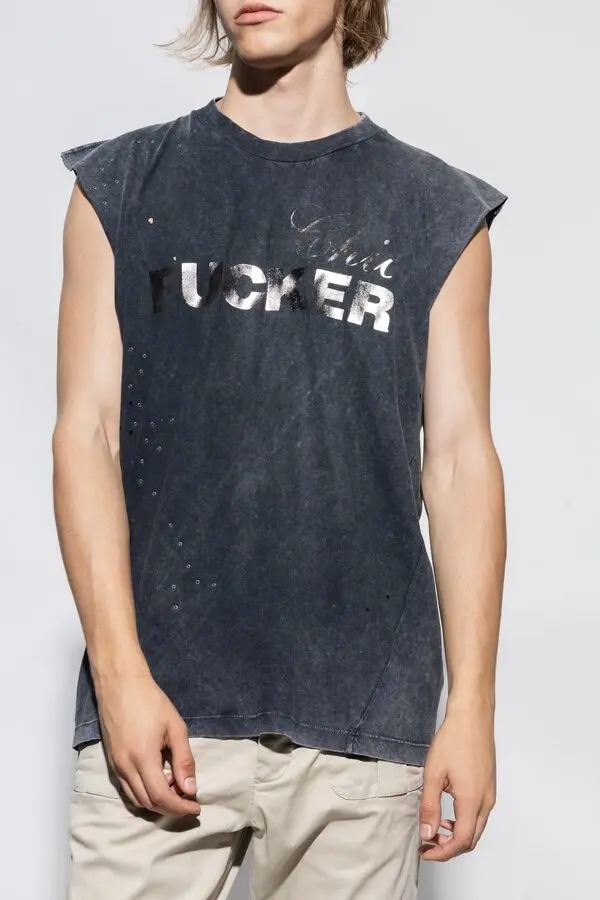 Dsquared2 Slogan-print Cotton Tank Top