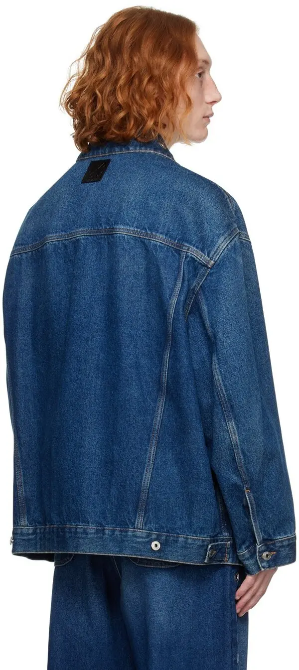 Off-White Eyelet-embellishment Denim Jacket