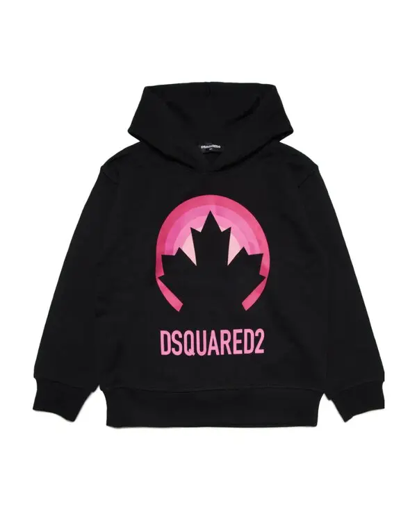 Dsquared2 Hooded Long-sleeve Sweatshirt - Black