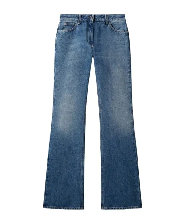 Off-White Mid-rise Elephant Leg Jeans