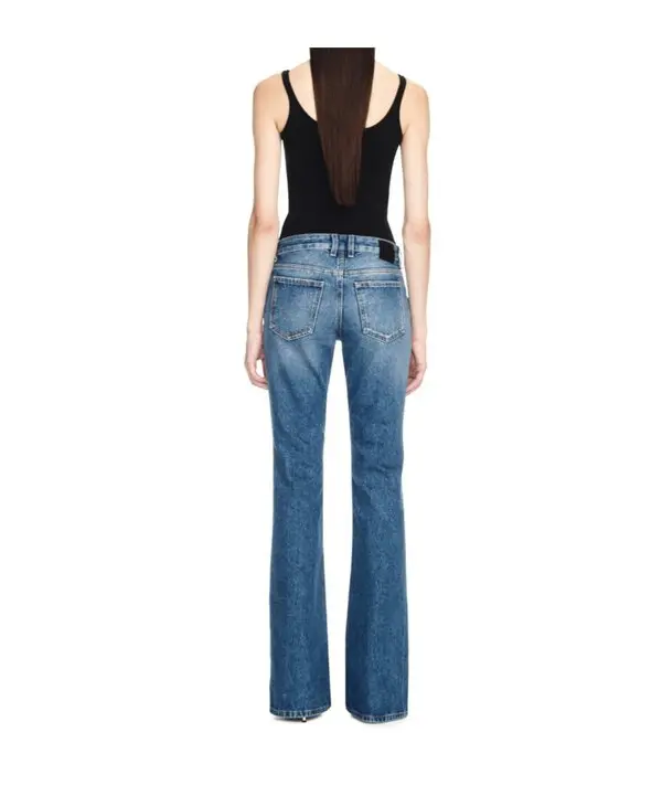 Off-White Mid-rise Elephant Leg Jeans