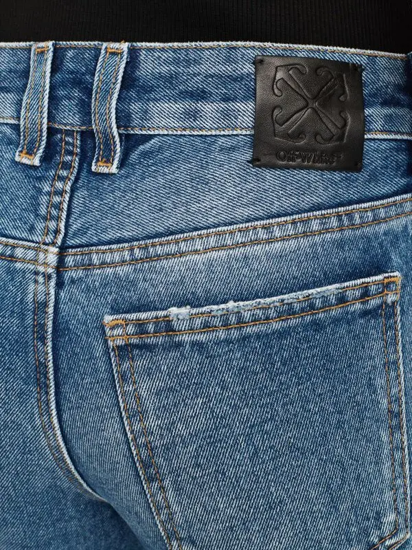 Off-White Mid-rise Elephant Leg Jeans