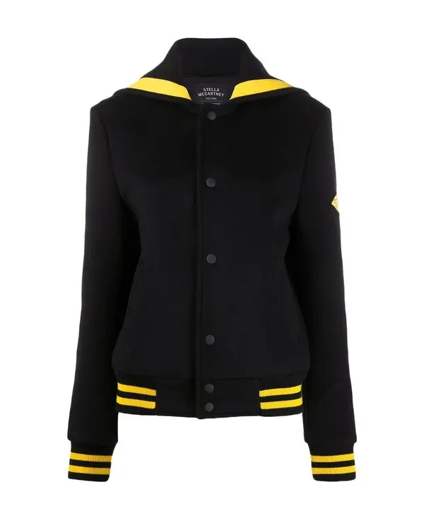 Stella McCartney Graphic Patch Jacket - Black