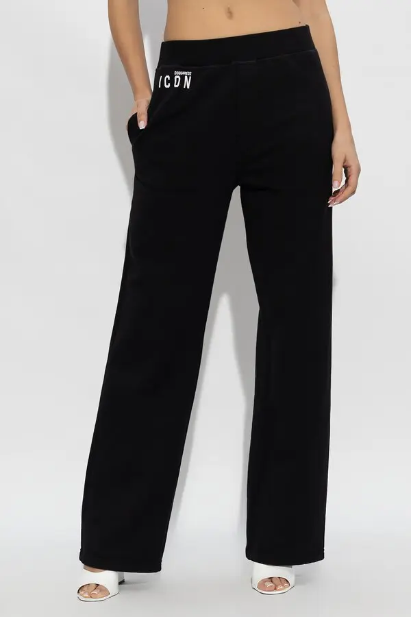 Dsquared2 Logo Printed Elastic Waist Sweatpants