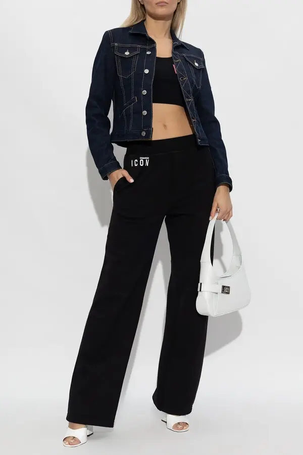 Dsquared2 Logo Printed Elastic Waist Sweatpants