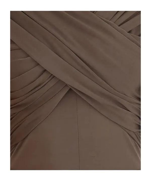 PATOU Draped Midi Dress