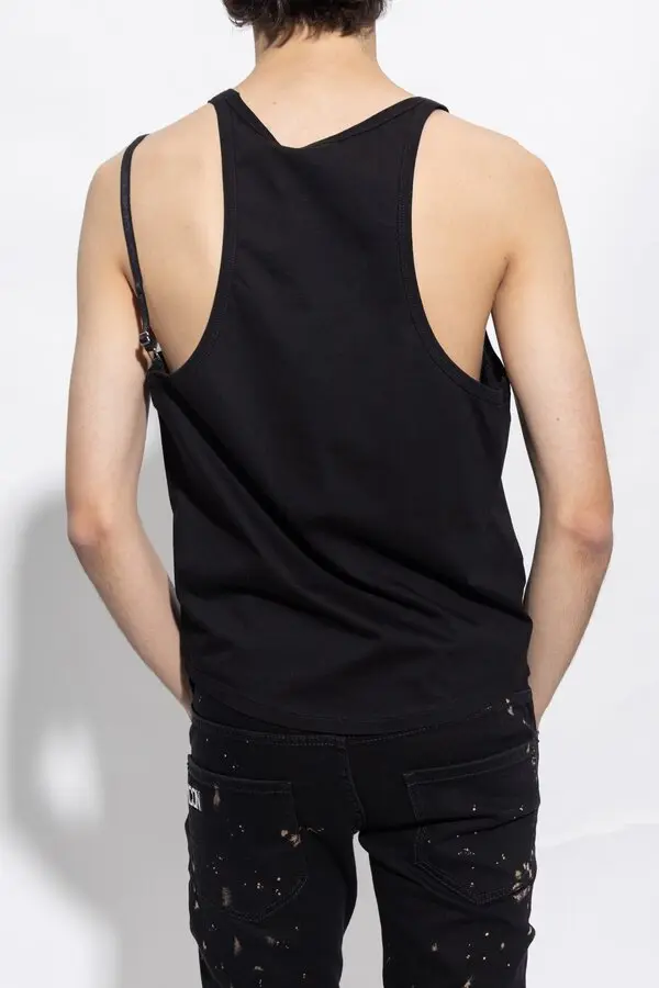 Dsquared2 Logo Plaque Sleeveless T-shirt