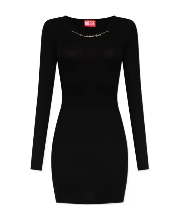 DIESEL® D-matic Chain Necklace Short Dress
