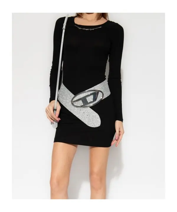 DIESEL® D-matic Chain Necklace Short Dress