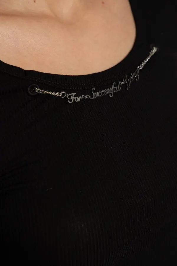 DIESEL® D-matic Chain Necklace Short Dress