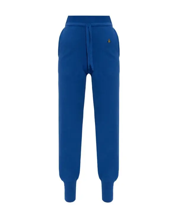 VIVIENNE WESTWOOD Logo-embroidered Knitted Sweatpants